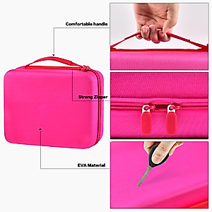 Dolls Organizer Case, Small Toys Collectible Storage for Girls/Boys/Kids, Hold for LOL Surprise Dolls/for Tonies Figures/for Calico Critters/Finger Puppet, Pocket Dolls Playsets Display - Box Only