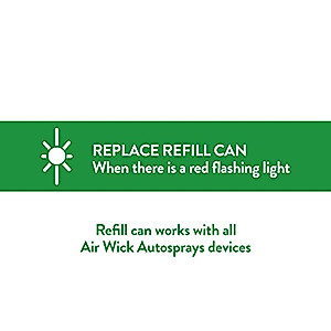 Air Wick Automatic Air Freshener Spray Refill, 1ct, Lavender & Chamomile, Odor Neutralization, Essential Oils