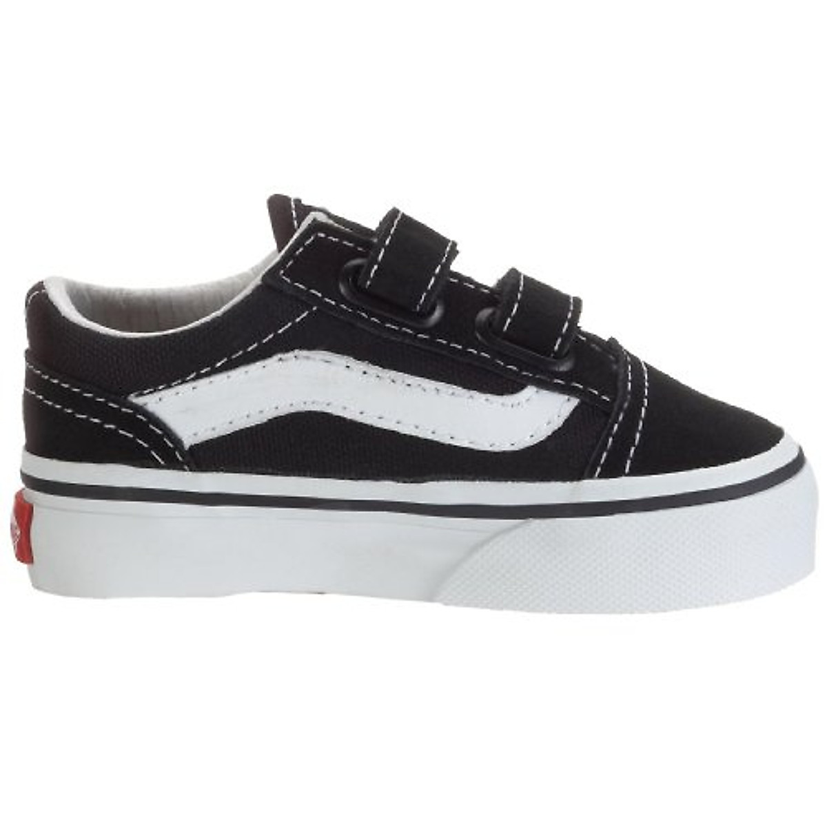 Vans Unisex-Child Old Skool V-K, Black, 6 Little Kid