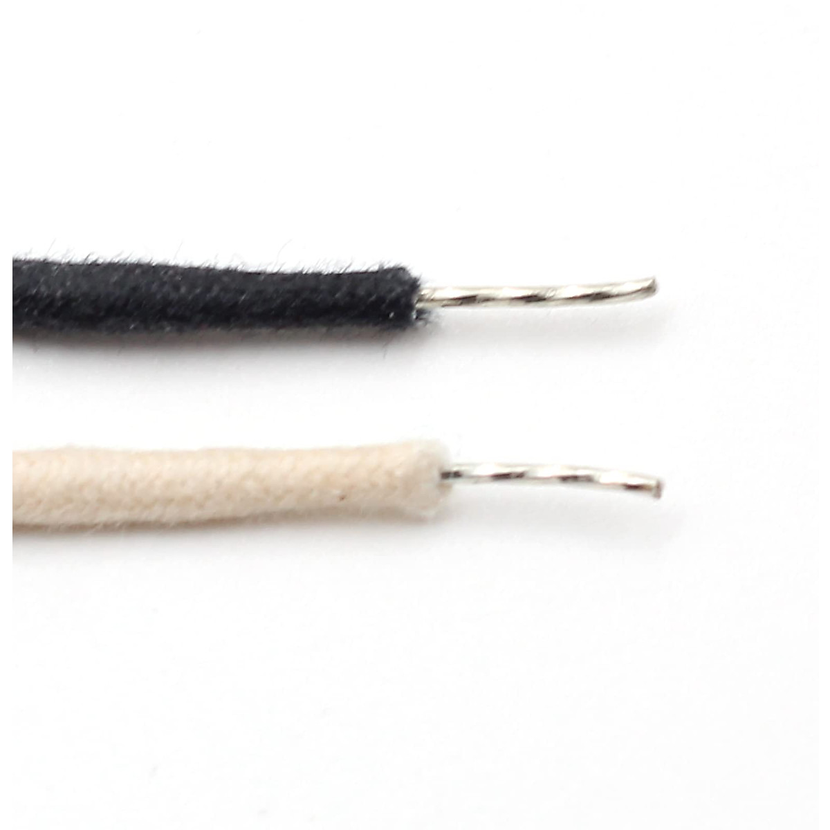 The Art Of Tone Guitar Wire, Hookup Wire, Gavitt Cloth Wire, 22awg Stranded Copper Wire, 3 feet of Each Color Black/White Pushback Wire for Electric Guitar and Other Instruments