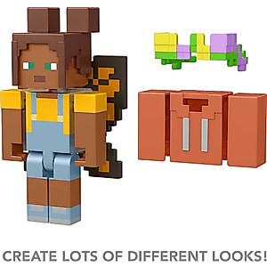 ​Minecraft Creator Series Fairy Wings Figure, Collectible Building Toy, 3.25-inch Action Figure with Accessories, Gift for Ages 6 Years & Older​