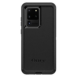 OtterBox DEFENDER SERIES SCREENLESS Case Case for Galaxy S20 Ultra/Galaxy S20 Ultra 5G (ONLY - Not Compatible with Any Other Galaxy S20 Models) - BLACK