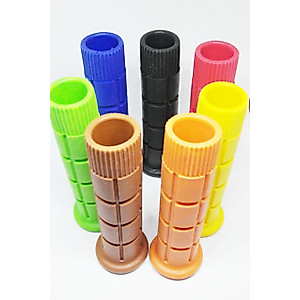 Muzglobal Handlebar End Grips Road Mountain Bike Bicycle Soft Rubber (Orange)