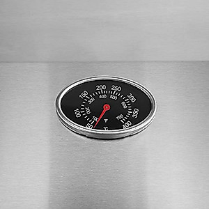 ROVSUN Portable Gas Grill with 2 Burner, Extra Large 20,000 BTU Tabletop Camping Propane Griddle for Outdoor Patio Garden BBQ Picnic Tailgating Trip Home Use with Stainless Steel Body, Regulator & Hose