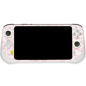 MightySkins Skin Compatible with Logitech G Cloud Gaming Handheld - Silky Pink | Protective, Durable, and Unique Vinyl Decal wrap Cover | Easy to Apply, Remove, and Change Styles | Made in The USA