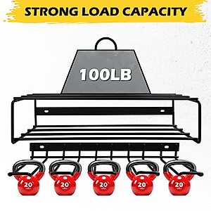 YIKBIK Power Tool Organizer, Garage Tool Organizers and Storage, Drill Holder Wall Mount, Heavy Duty Metal Tool Shelf, Utility Storage Rack for Cordless Drill Charging Station Screwdriver