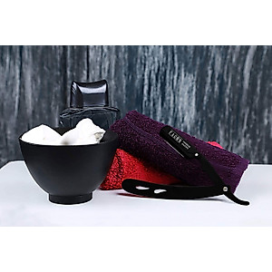 100 BLADES + Facón Professional Traditional Straight Edge Barber Razor - Salon Quality Cut Throat Shavette