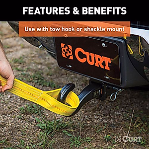 CURT 31075 2-Inch Front Receiver Hitch, Select Toyota Tacoma