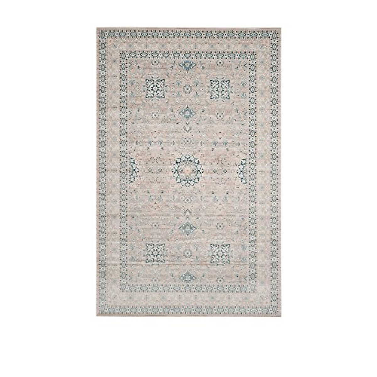 Safavieh Archive Collection 8' x 10' Grey/Blue ARC671A Vintage Oriental Area Rug