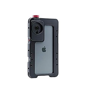 Beastcage for iPhone 11 Pro Max. Professional Camera cage for iPhone with Integrated Cold Shoe Mount, Tripod mounts and Interchangeable Lens Mount Interface. from Beastgrip.