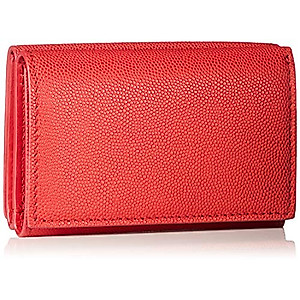 BURBERRY Women's Trifold Wallet, Bright red RT
