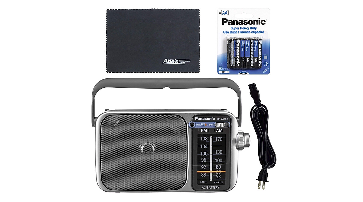 Shop Panasonic RF-2400D Portable FM/AM Radio with AFC Tuner