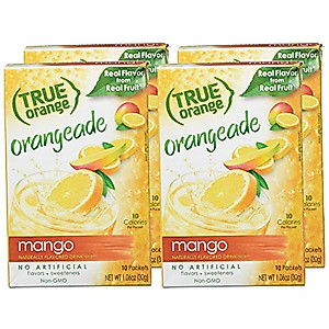 True Orange, Mango Orange Drink Mix, 10-count (Pack of 4)