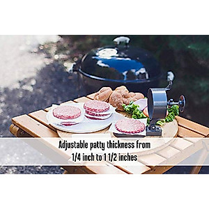 Weston Hamburger, Crabcake and Sausage Press, Makes 4 1/2" in Diameter, 1/4lb to 3/4lb, Patty Ejector