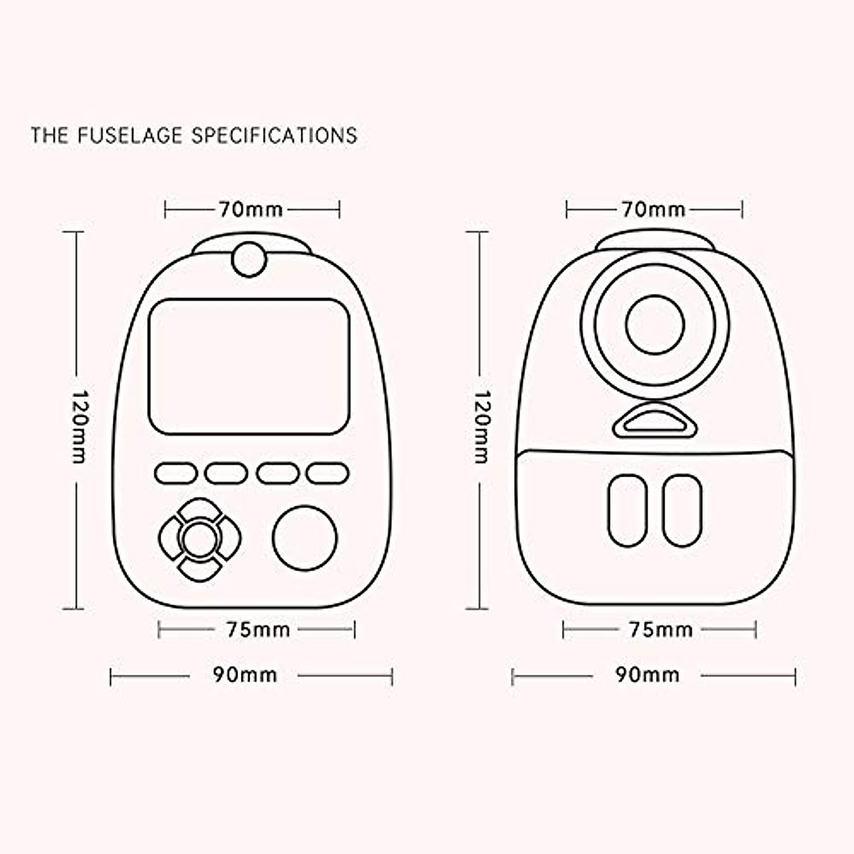 LKYBOA Children's Camera Toy Camera Digital High-Definition Travel Gift Stand That Can Take and Print Photos (Color : A)
