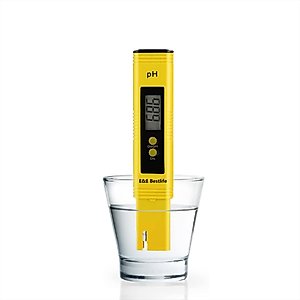 E&E Bestlife Digital pH Meter, 0.01 pH high Accuracy, Water Quality Detection Pen Type, Used in hydroponics, Drinking Water, Swimming Pools, Aquariums and Other scenarios