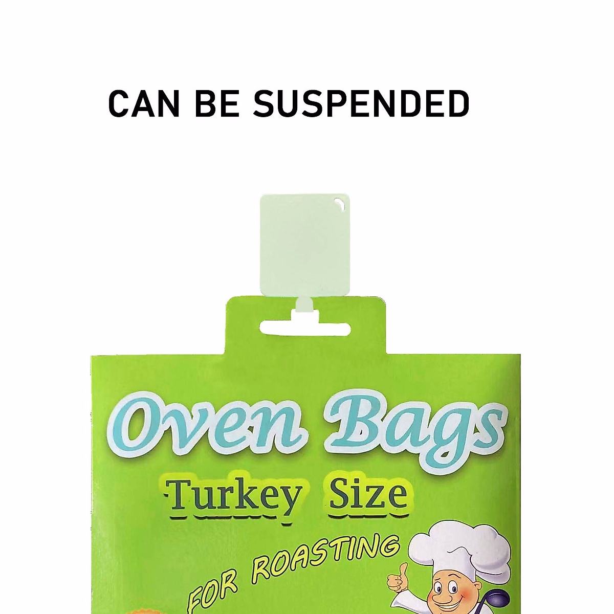 15 Counts Large Turkey Bags, Oven Bags for Cooking,Meat Roasting Bags Safe for Meats Turkey Fish Vegetables - 20×24 IN (1 PACK)
