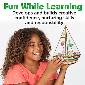 Creativity for Kids Tropical Terrarium Craft Kit - Kids Terrarium Kit for Ages 7+, STEAM Activity