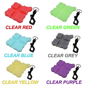 Archery Arrow Puller Gripper Target Remover with Hook Belt Clip for Removing Shafts (Clear Grey)