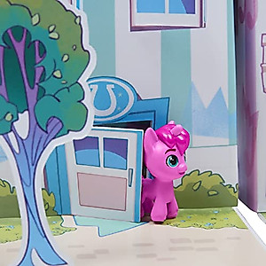 My Little Pony Mini World Magic Epic Crystal Brighthouse Toy, Buildable Playset with 5 Collectible Figures, for Kids Ages 5 and Up