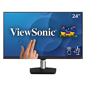 ViewSonic TD2455 24" 1080p IPS 10-Point Multi Touch Screen Monitor (Renewed)