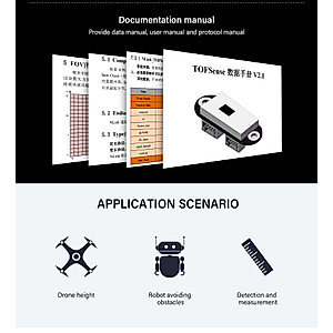 TOFSense P Lidar Sensor 0.03-8m Measurement Range Distance Single-Point Ranging Finder Module Compatible with Pixhawk,Arduino and Raspberry Pi for Drone/Robot Obstacle Avoidance(CAN/UART Version)