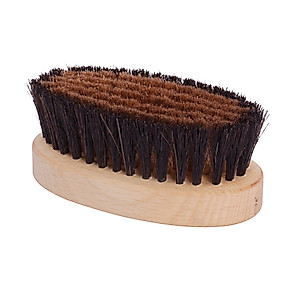 Redecker Fine Bronze Wire/Horsehair Massage Brush Body Ionic with Oiled Beechwood Handle, 3-1/2-Inches