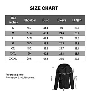 Plus Women's Color Block Drawstring Jackets with Hood Lightweight Active Outdoor Rain Coat Light Blue/ Grey X-Large