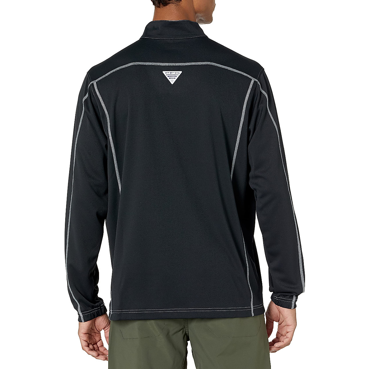 Columbia Men's Low Drag 1/4 Zip, Black, X-Small
