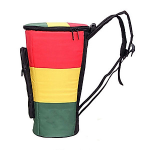 Djembe Bag/African Drum Bags/Backpack style case fits 16" x 26" djembe drums/Djembe Carry Case/Waterproof Tambourine Djembe Drum Storage Case/Djembe accessories