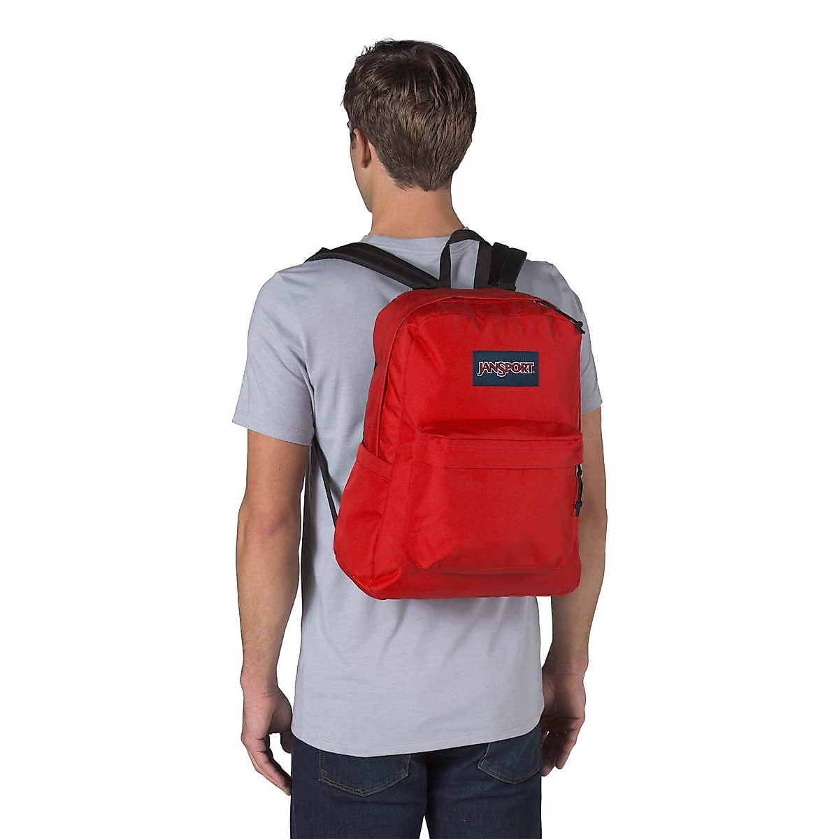 Jansport - Superbreak Backpack - Red Tape, O/S.