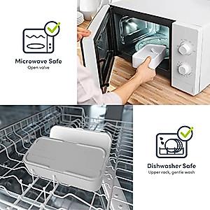 monbento - Bento Box MB Original Natural with Compartments - 2 Tier Leakproof Lunch Box for Work/School Lunch Packing and Meal Prep - BPA Free - Food Grade Safe Food Containers - Green