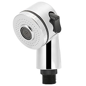 Sink Faucet Sprayer Attachment,Sprayer Head for Shampoo Bowl, Pedicure Spa, Salon,Side Control Button Sink Replacement Part for Hair Washing Dog Baby Shampoo Bath, Stainless Steel