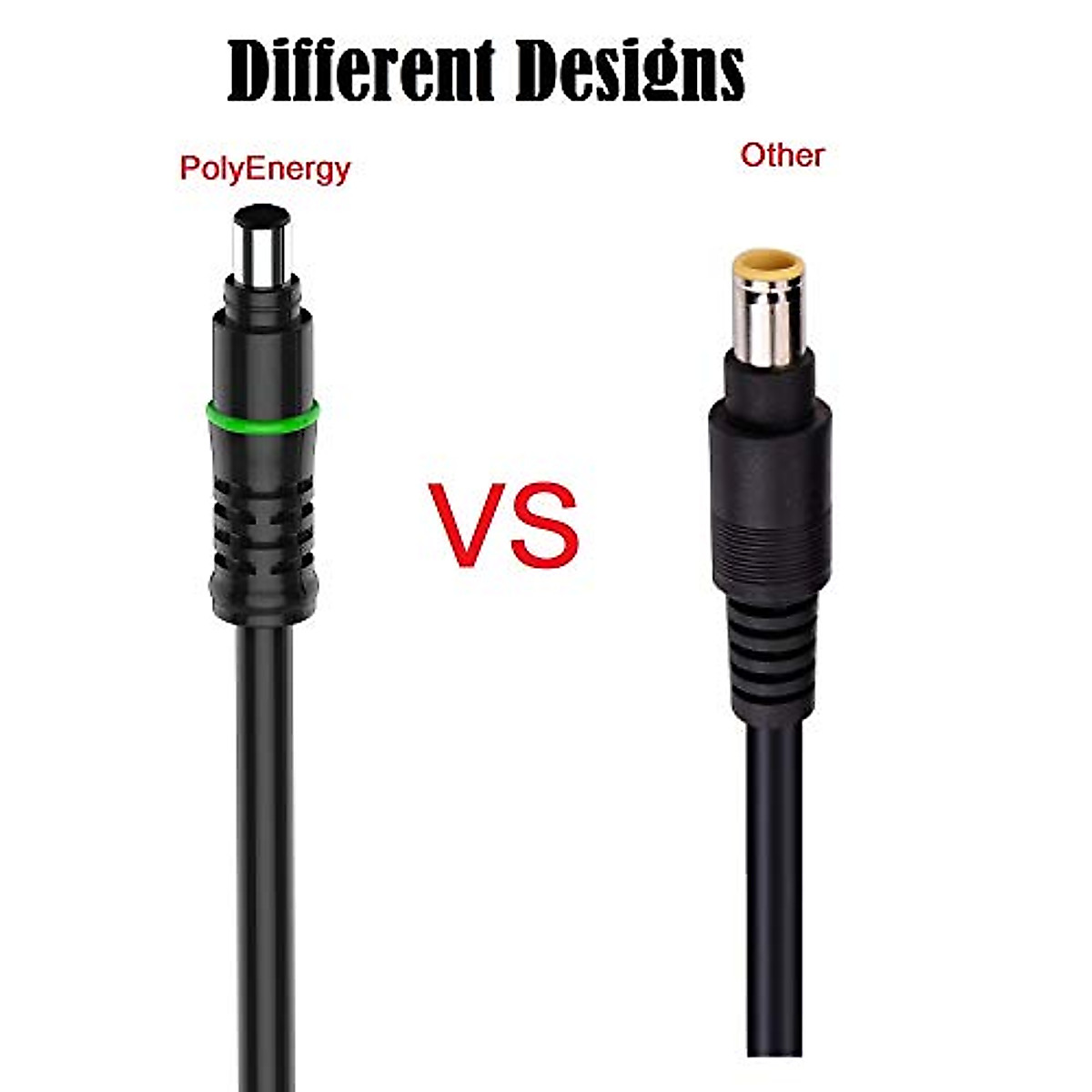 DC8MM-10Ft PolyEnergy 10Ft 8mm Extension Cable 8mm DC Power Plug Compatible with GZ Jakery Solar Generator Portable Power Station and Boulder 100 Solar Panel 14Gauge Cord…