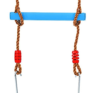 EMKK Outdoor Toddler Swing Set for Backyard, Playground Swing Sets with Climbing Ladder, Swing and Climbing Playset for Kids