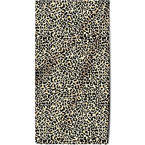 SHUIHAN Leopard Beach Towels for Adults Leopard Towels Panther Cheetah Print Beach Towel Swim Towels Oversized Beach Blanket