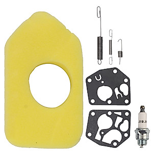 partszen Carburetor Diaphragm Fit for 795083 with Air Filter Fits for 27987S 5099K- Upgrade Kit - 3.0-5 HP/CV Fit for All Foam Filters