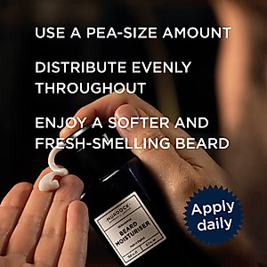 Murdock London Beard Moisturiser - Hydrating Beard Lotion Made of Natural Oil for Dry Facial Hair - 150ml