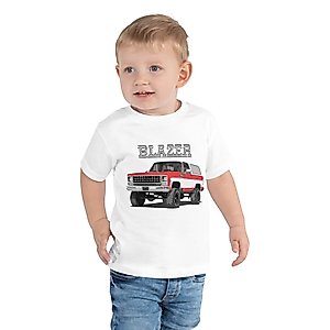 1979 Chevy K5 Blazer Cheyenne Toddler Short Sleeve Tee White