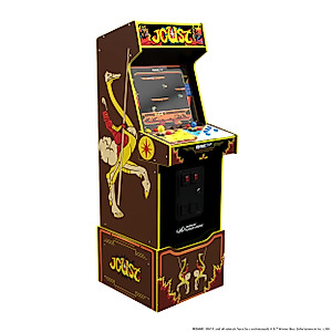 ARCADE1UP Joust 14-in-1 Midway Legacy Edition Arcade with Licensed Riser and Light-Up Marquee - WiFi