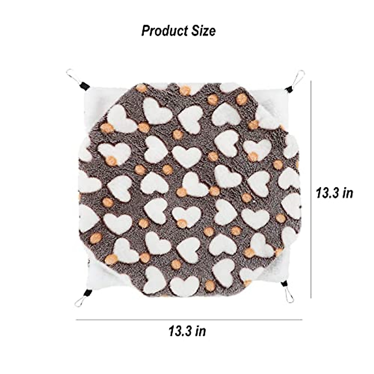 2 Pieces Guinea Pig Rat Hammock, Bunkbed Guinea Pet Small Animal Hanging Hammock Hamster Ferret Cage Accessories Toys Bed for Small Animals Chinchilla Parrot Ferret Squirrel Sugar Glider Playing