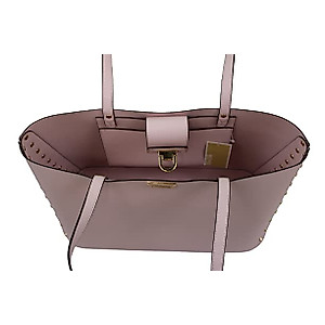 Michael Kors Women's Manhattan Smooth Leather Shoulder Tote Bag Powder Blush