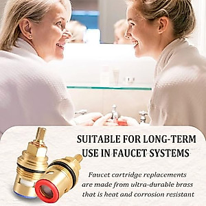 Ceramic Cartridge for Grohe 45887000, Faucet Cartridges Replacement Parts, Bathroom Faucet Cartridge Replacement, Cold Water for Ceramic Cartridges