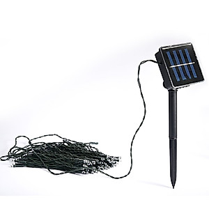 KYD 72ft 22m 200 LED Solar String Lights Christmas Lights Solar Powered Starry Lighting Waterproof Outdoor String Lights for Indoor Gardens Xmas Tree Homes Wedding Party Decor