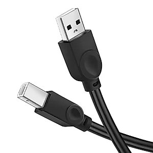USB Printer Cable,XCZZYB USB 2.0 Type A Male to B Male Scanner Cord High Speed Compatible with Microphones,Brother,HP,Lexmark,Canon,Samsung,Epson,Dell,Xerox etc (10 Feet)