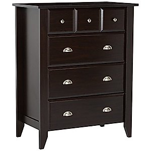 Sauder Shoal Creek 4-Drawer Chest, Jamocha Wood finish