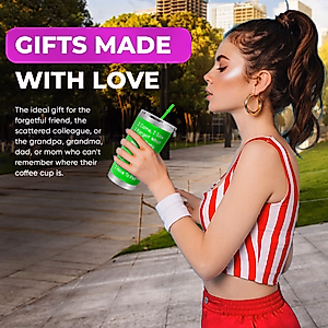 Birthday Gifts for Women/Men-I Came I Saw I Forgot Tumbler 20oz-Funny Coffee Mug,Senior Citizen Gift, Retirement Gifts,60th,70th,80th Birthday Presents for Men Women (Flourascent Green 1)