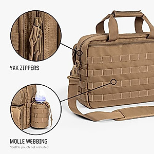 Tactical Baby Gear Deuce 3.0 Tactical Diaper Bag with Changing Mat (Black)