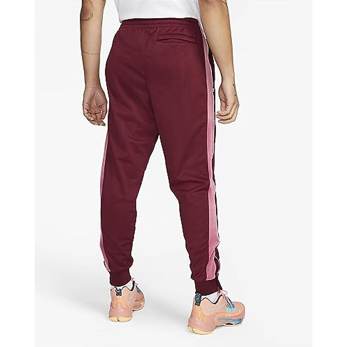 Nike Giannis Men's Lightweight Basketball Pants, Dark Beetroot/Sweet Beet/Sail/Sail, M Regular US