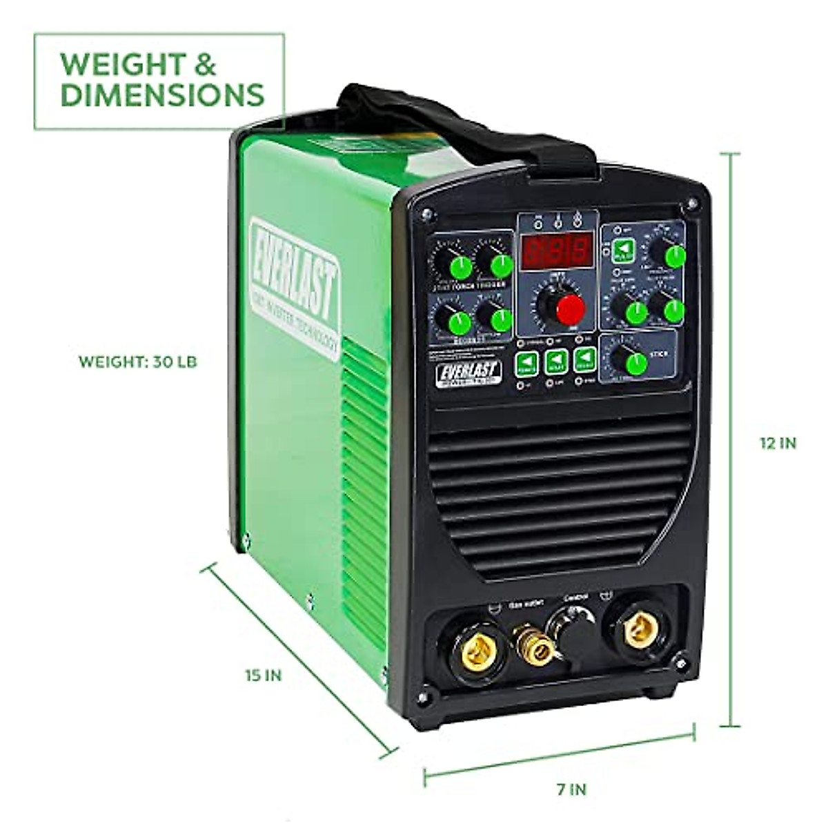 2021 Everlast Poweri-TIG 201 DC TIG Stick Welder 110v/220v dual voltage